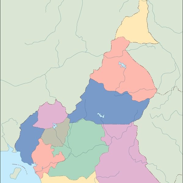 cameroon blind map | Emirates maps. Download vector files for Adobe ...