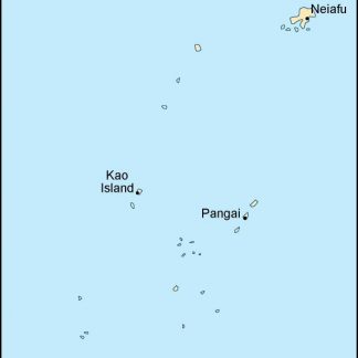 tonga political map | Emirates maps. Download vector files for Adobe ...