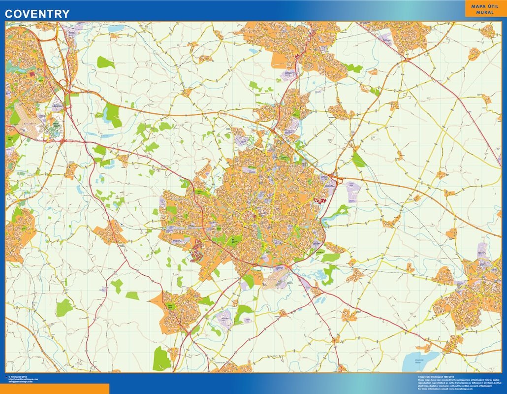 coventry vector map. Eps Illustrator Map | Vector maps