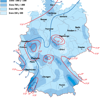 Germany Climate map | Emirates maps. Download vector files for Adobe ...